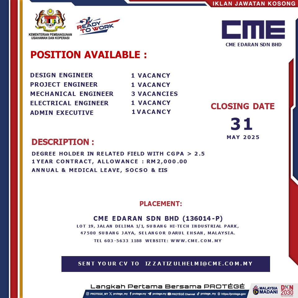 CME Group Berhad | design & manufacture